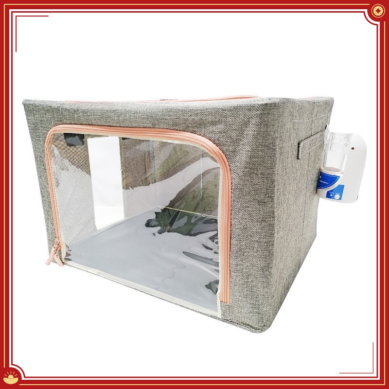 Pet Oxygen cage Cat Nasal Branch Dog Cough Atomization Nest Atomizing ...