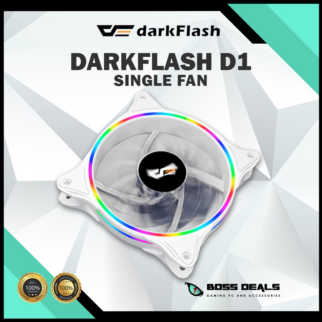 DARKFLASH D1 WHITE Cooling Fans | Shopee Philippines