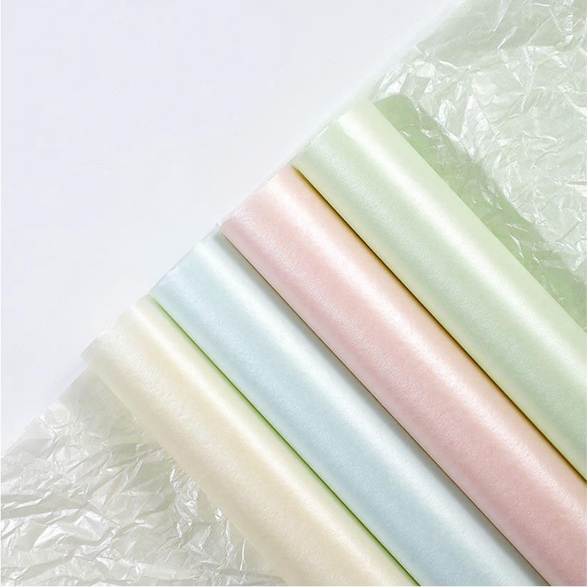 Thick Pleated Paper Pearlescent Sydney paper Waterproof floral lining ...