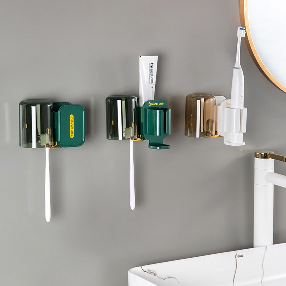 Toothbrush Holder Electric Toothbrush Shelf With Non-perforated Wall ...