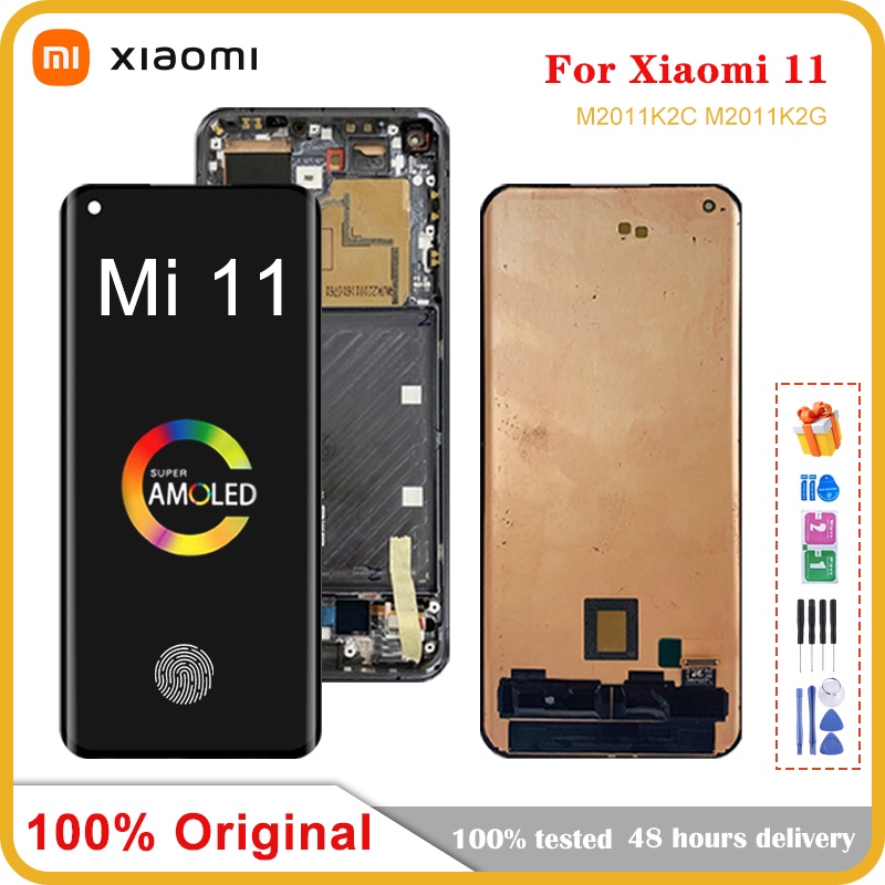 6.81";Original For Xiaomi Mi 11 LCD Display Touch Screen Digitizer ...