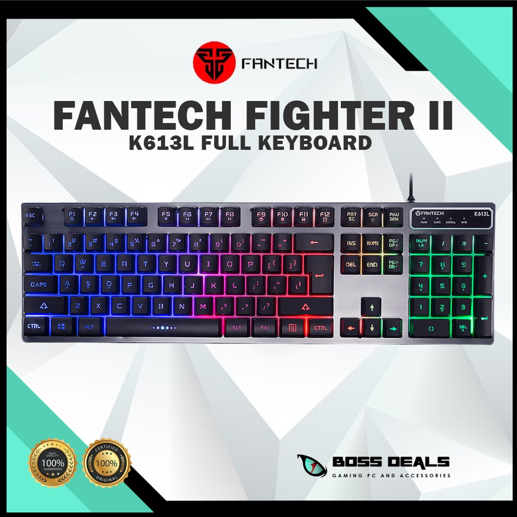 FANTECH K613L FIGHTER II GAMING KEYBOARD | Shopee Philippines