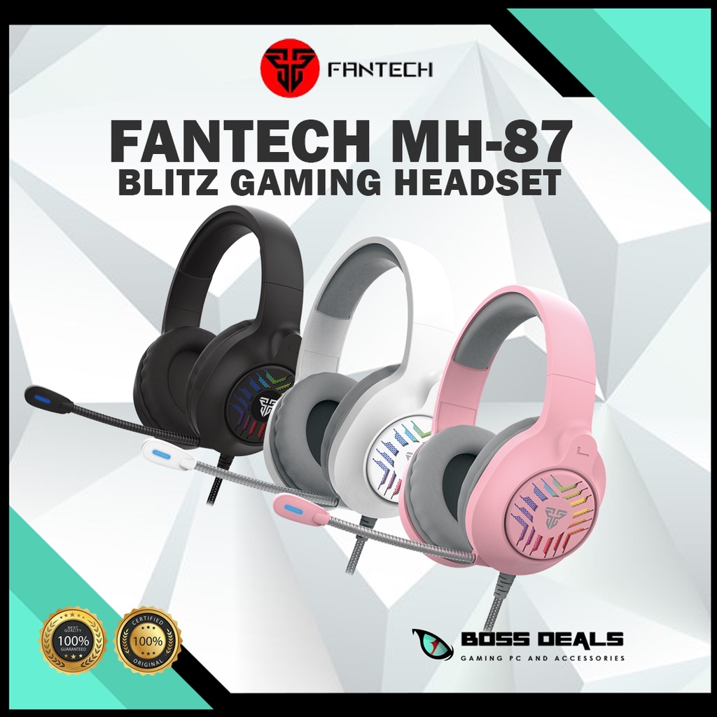FANTECH MH87 BLITZ GAMING HEADSET | Shopee Philippines
