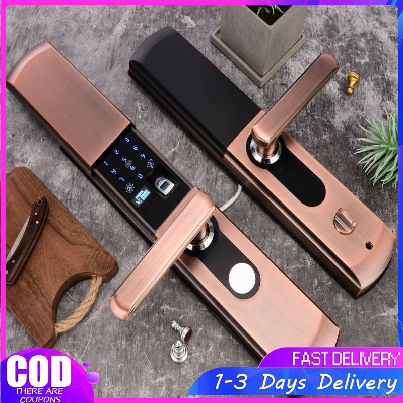Smart Lock Fingerprint/IC card/Passcode Electronic Biometric Code ...