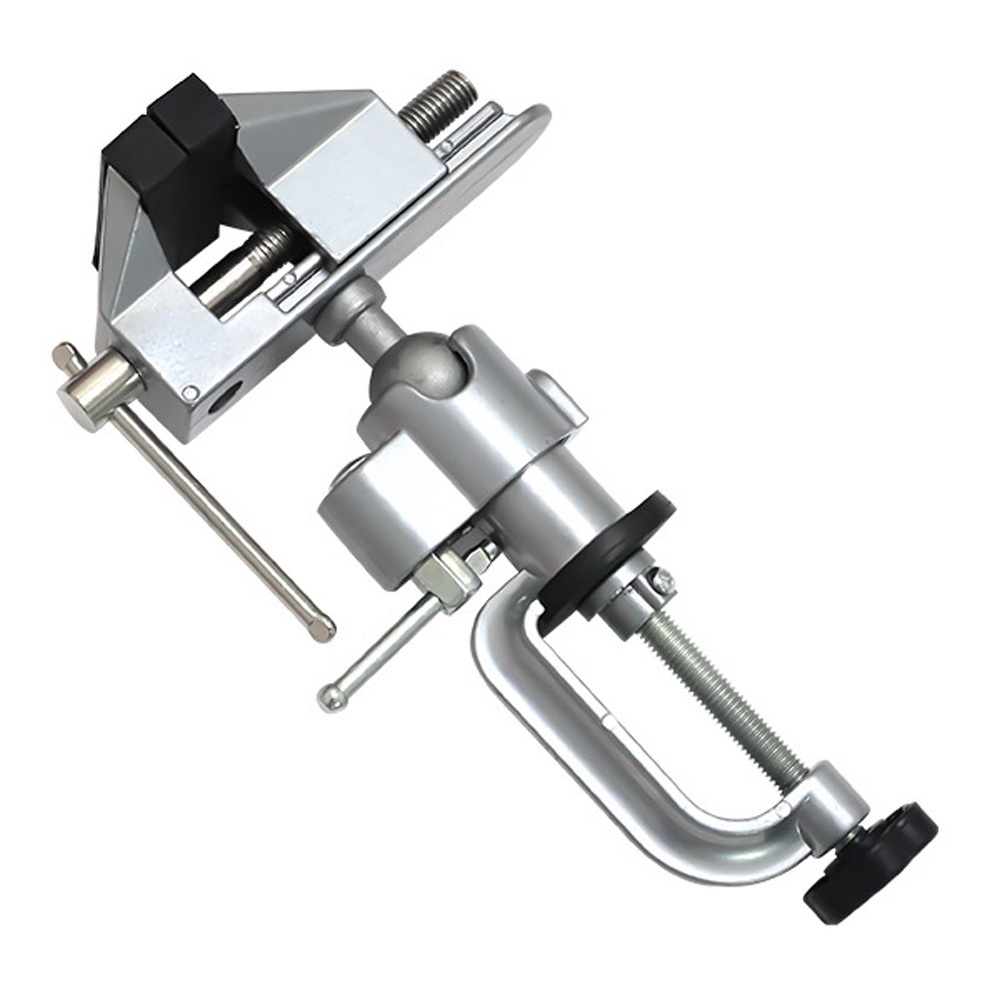 Universal Bench Vise 360 Degrees Swivel Bench Clamp for Electric Drill ...