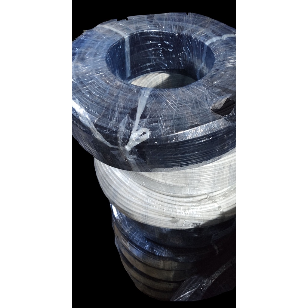 PHILFLEX Flat Cord Wire 3.5mm 2C (AWG 12/2) Pre cut by, Extension Wire ...