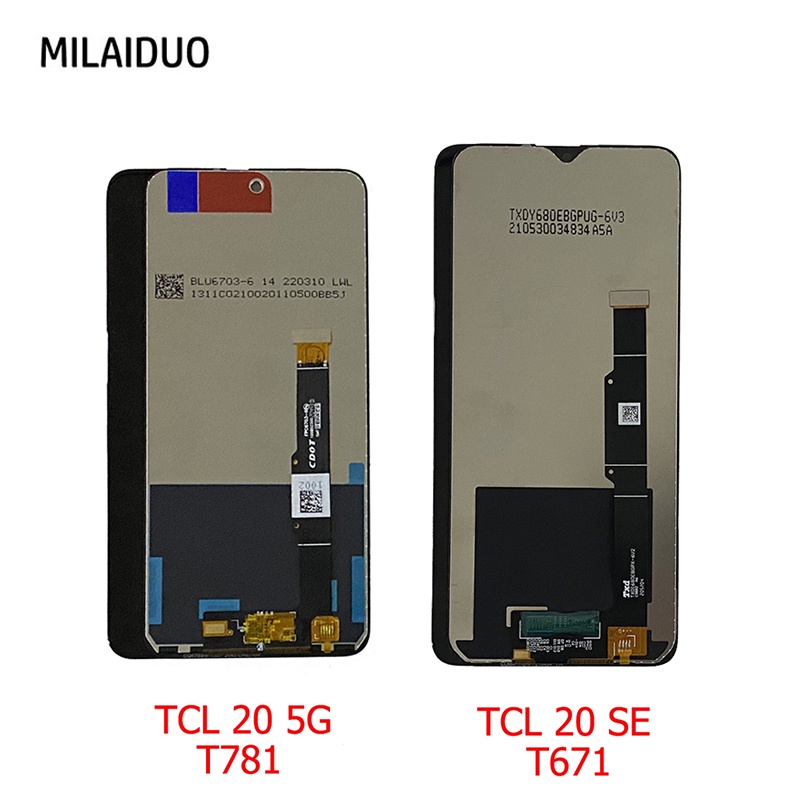 LCD Display For TCL 20 SE TCL 20SE T671H / TCL 20 5G T781 T781H LCD ...