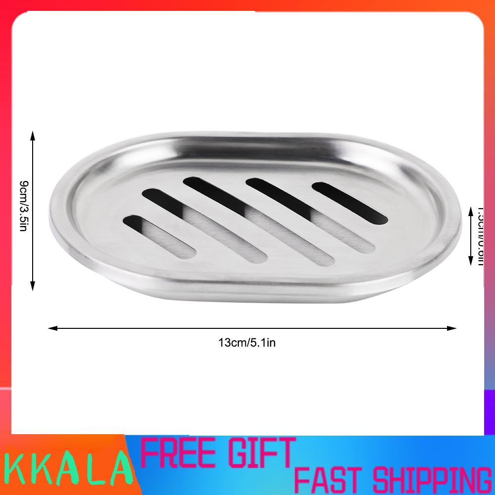 Kkala Stainless Steel Soap Case Holder Container Double Layer Dish with ...