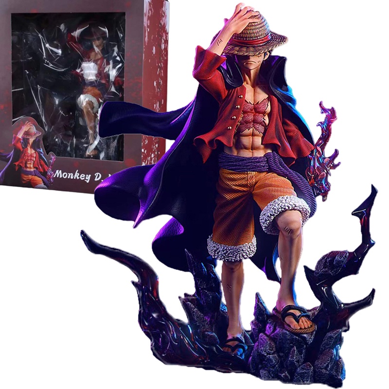 25cm One Piece LX MAX New Four Emperors Monkey D. Luffy Manga Statue ...