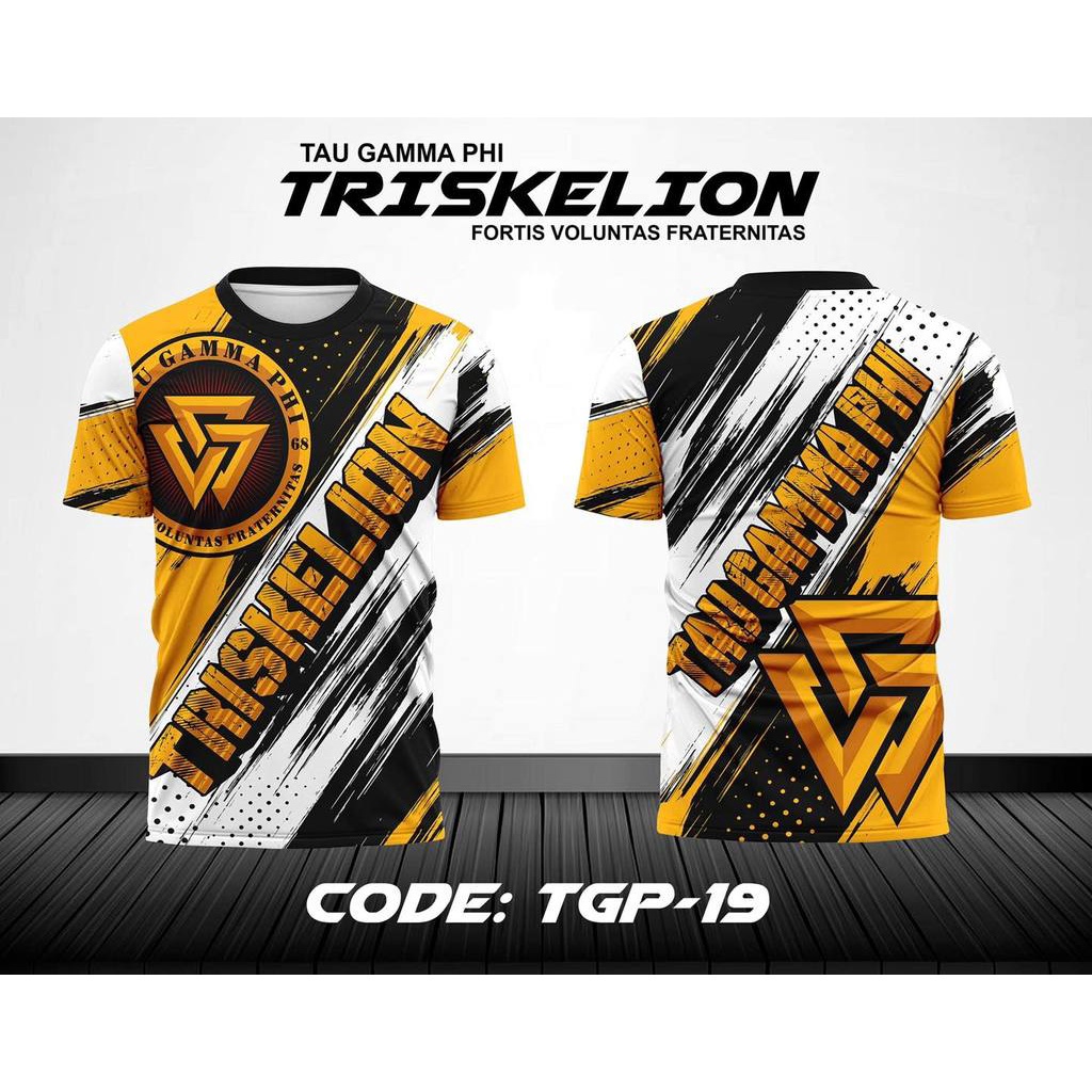 Triskelion Fraternity Full Sublimation Tau Gamma 54th Anniversary Shirt Phi Frat Shirt 3d T