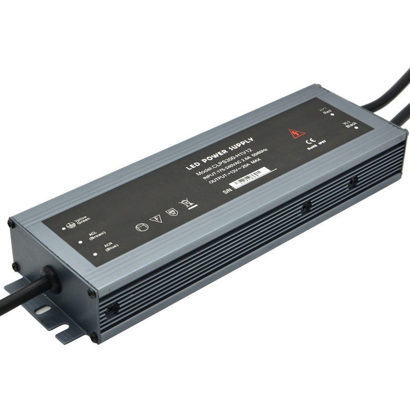 SANPU LED Strip Power Supply 12VDC 300W 25A Waterproof IP67 Constant Voltage AC-DC 12V Lighting ...