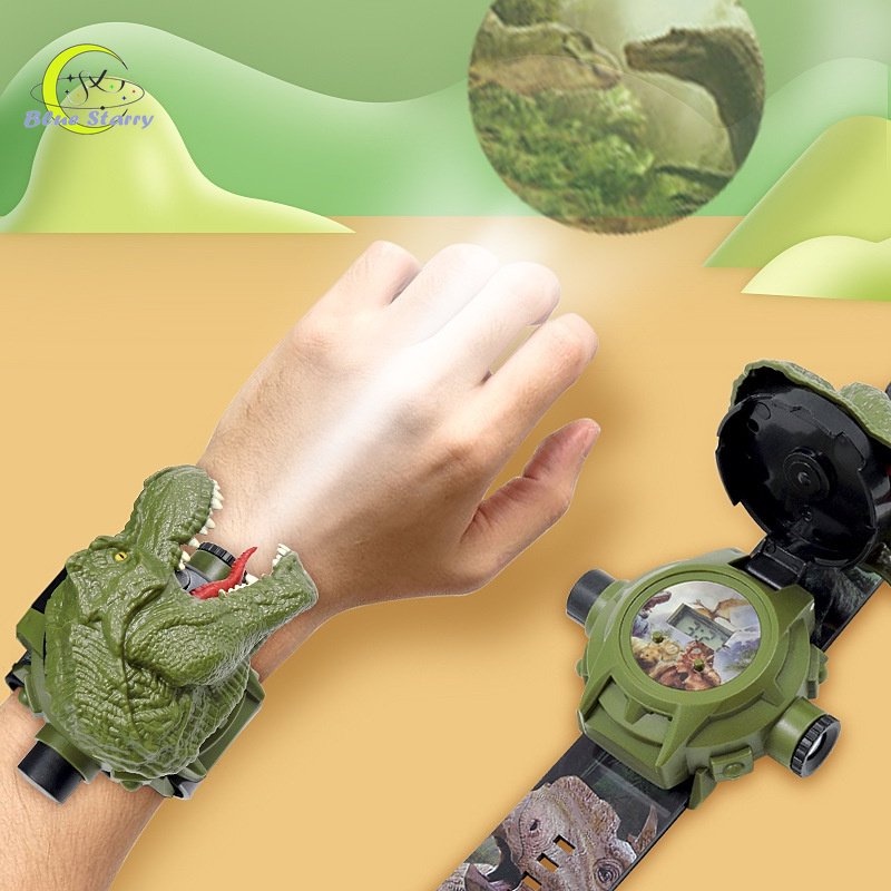 Cartoon Stegosaurus Tyrannosaurus Rex Dinosaur Watch Projector For ...