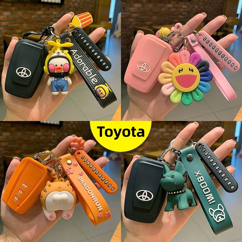 Toyota Key Cover Toyota Keychain Yaris Camry Corolla Vios Wigo Hiace ...