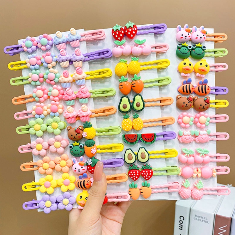 Children's Cartoon Bangs Side Hair Pin BB Clip Cute Fruit Hairclip Hair ...