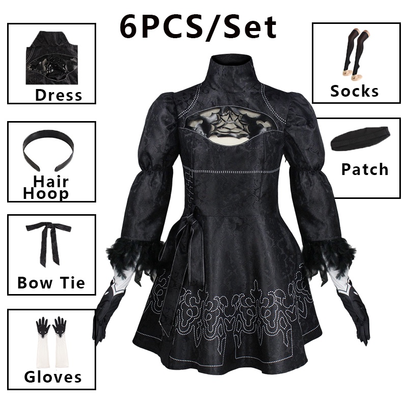 Nier 2b Cosplay Nier Automata Yorha Cosplay YoRHa No. 2 Type B Costume ...