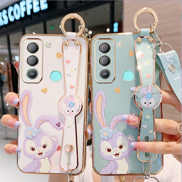Casing Infinix Tecno Pop 5 LTE BD4 BD4i BD4a Wristband Full lens ...