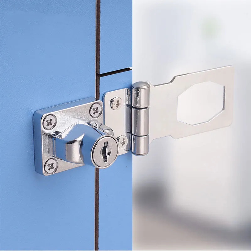 Punch-free With Lock Drawer Locks Letter Box Locker Double Door Cabinet ...