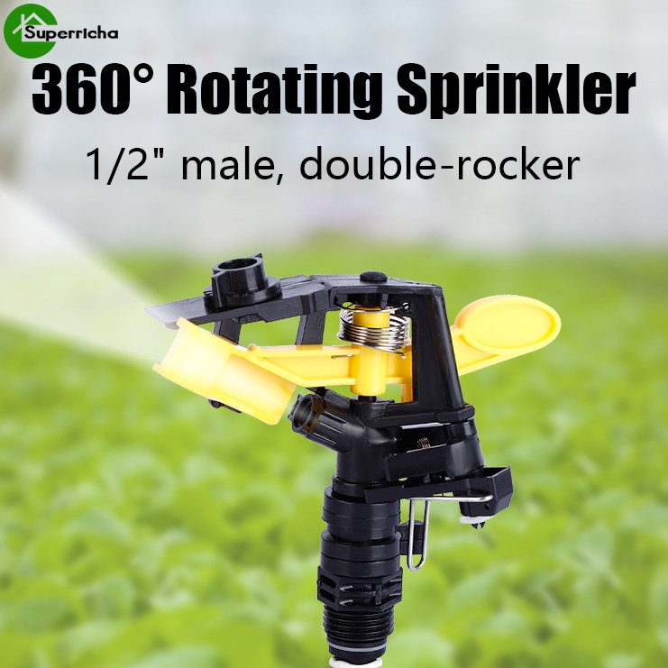 360 Degree Rotating Jet Sprinklers Garden Agriculture Irrigation Tool ...