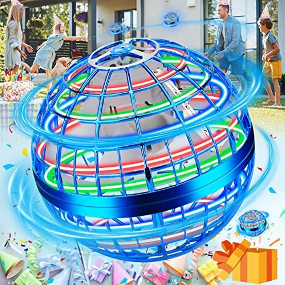 Mini Drones for Kids Flying Spinner Magic Flying LED Lights UFO Hand ...