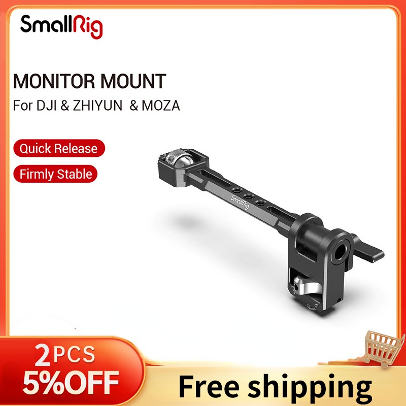 SmallRig Adjustable Monitor Mount for DJI RONIN-S/RONIN-SC & ZHIYUN ...