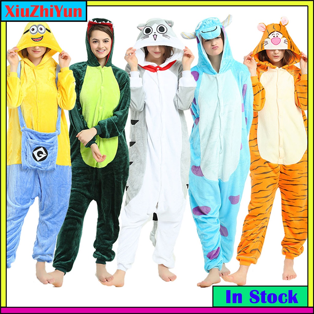 Adults Animal Pajamas Women Sleepwear Unisex Kigurumi All in One ...