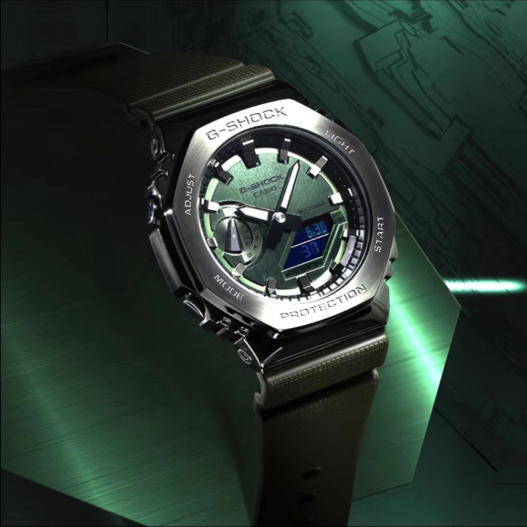 Casio Men's Watch G-SHOCK Sporty Dual Display Watch Waterproof And ...