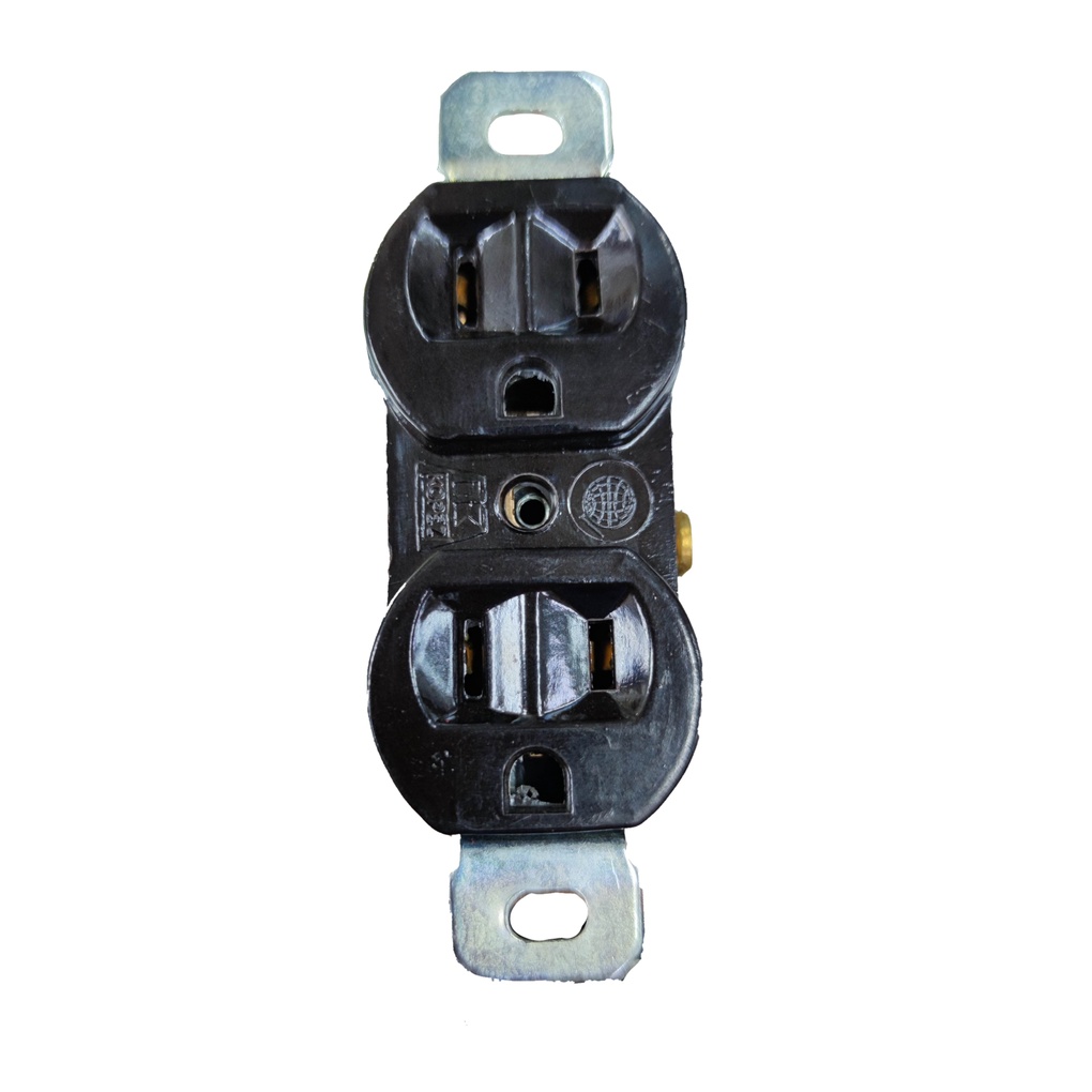 Kopez Duplex Flat Pin Outlet with Ground 10A 250V - KM2244B | Shopee ...