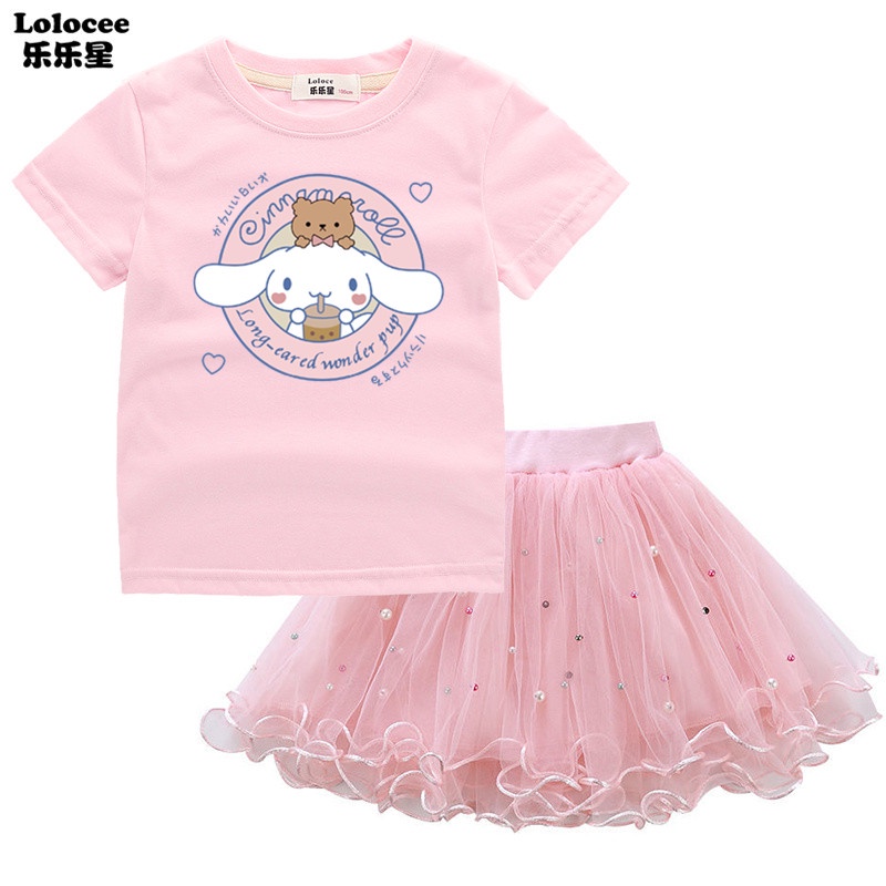 Baby Girls Cinnamoroll Clothes Sets Girls 3 to 12 Years Kids Clothing ...