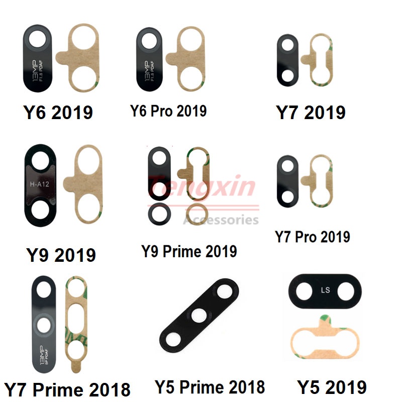 50PCS New For Huawei Y5 Y6 Y7 Y8 Y9 Prime Pro 2017 2018 2019 Back ...