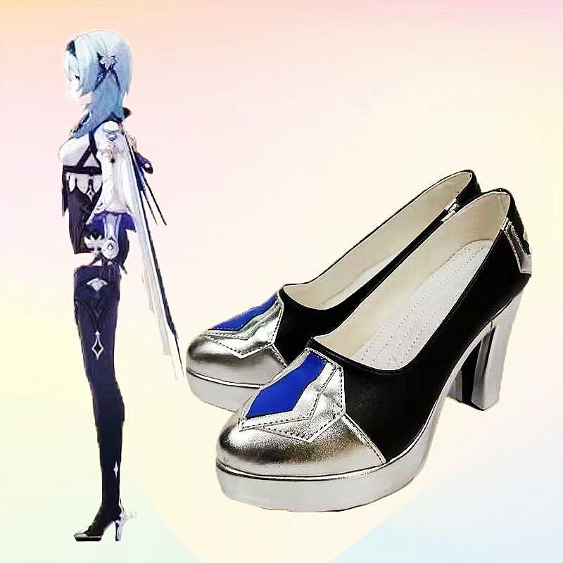 Genshin Impact Eula Cos Shoes COSPLAY Shoes | Shopee Philippines