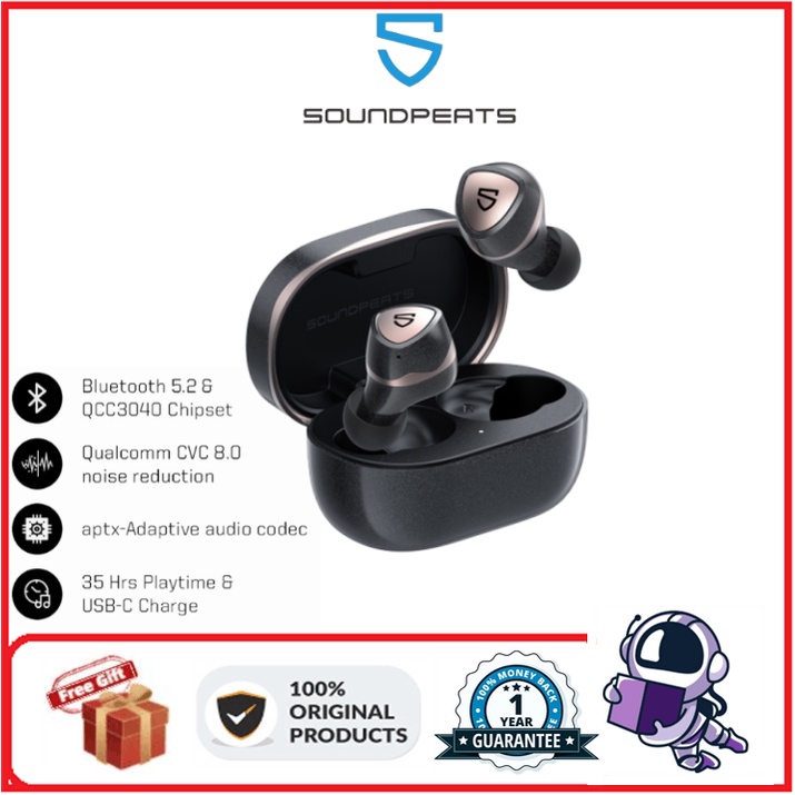 SoundPEATS-Sonic Pro Wireless Bluetooth Headset Ear Ultra Long ...