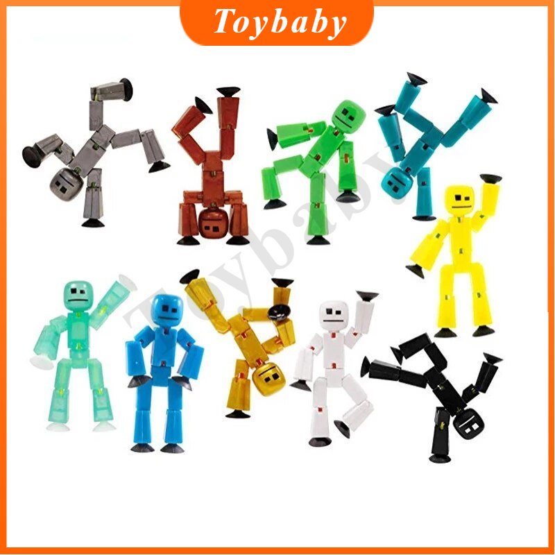 Stikbot Screen Animation Toys Shed Dolls with Sucker DIY Creat ...
