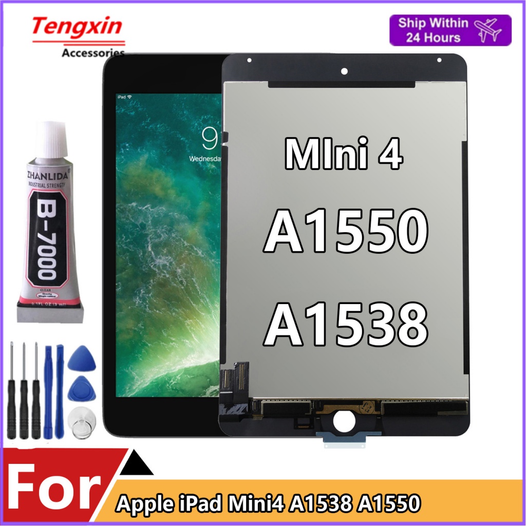 100% Tested LCD For Pad mini 4 Mini4 A1538 A1550 LCD Display Touch ...