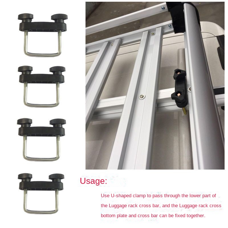 U-Type Buckle Roof Parcel Or Luggage Rack Accessories Holder U-Shaped ...