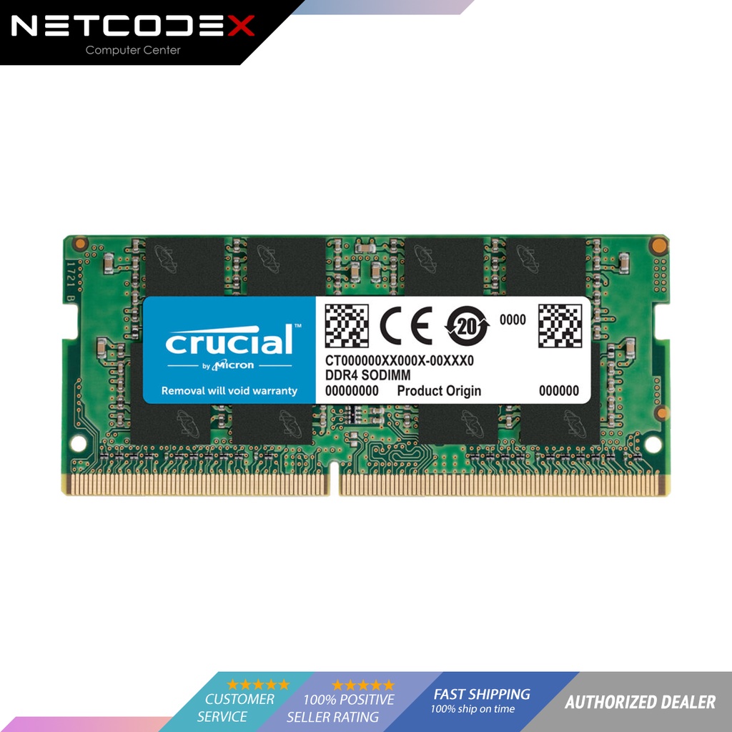 Crucial 16GB Dual Ranked DDR4 3200MHz CL22 (1 x 16 GB) 1.2V Non-ECC ...