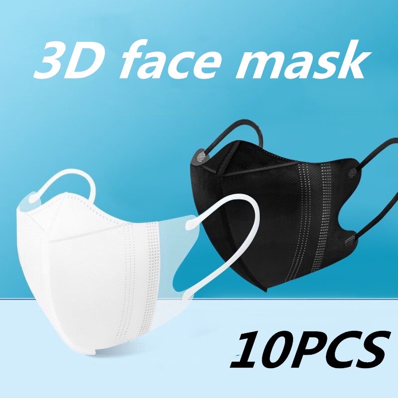 3D Face Mask 10Pcs Korea 3D Face-lifting Butterfly More Effectively ...