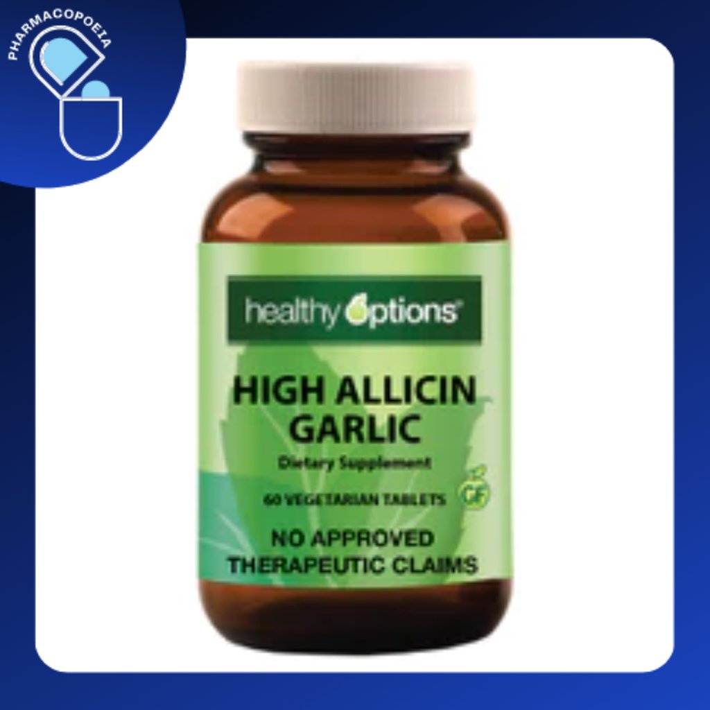 Pharmacopoeia | High Allicin Garlic 500mg 60 Tablets | Shopee Philippines
