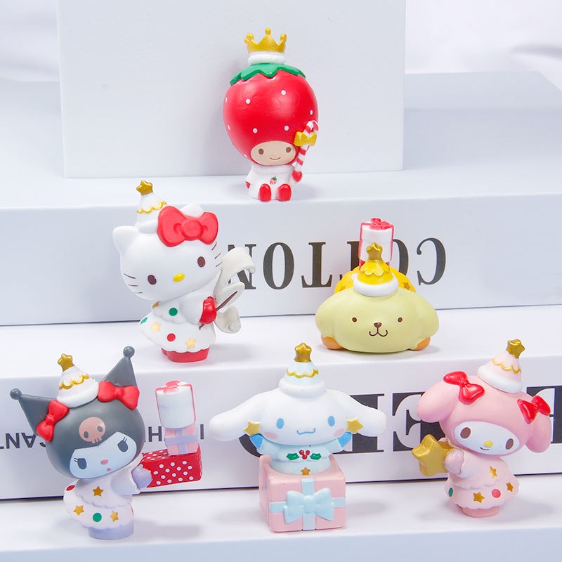 Sanrio Christmas doll Kuromi Christmas Cinnamoroll doll ornament My ...
