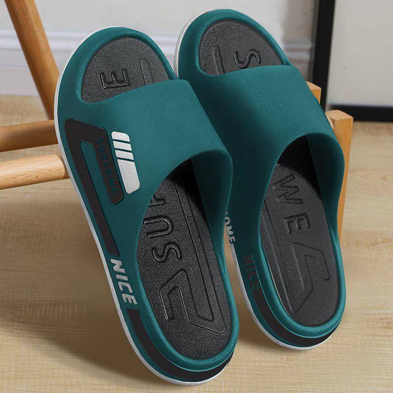 Slippers Men's Summer Fashion Versatile Home Furnished Thick Sole ...