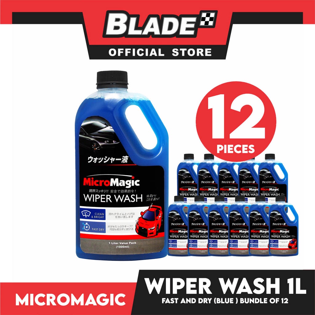 12pcs Micromagic Wiper Wash 1L | Shopee Philippines