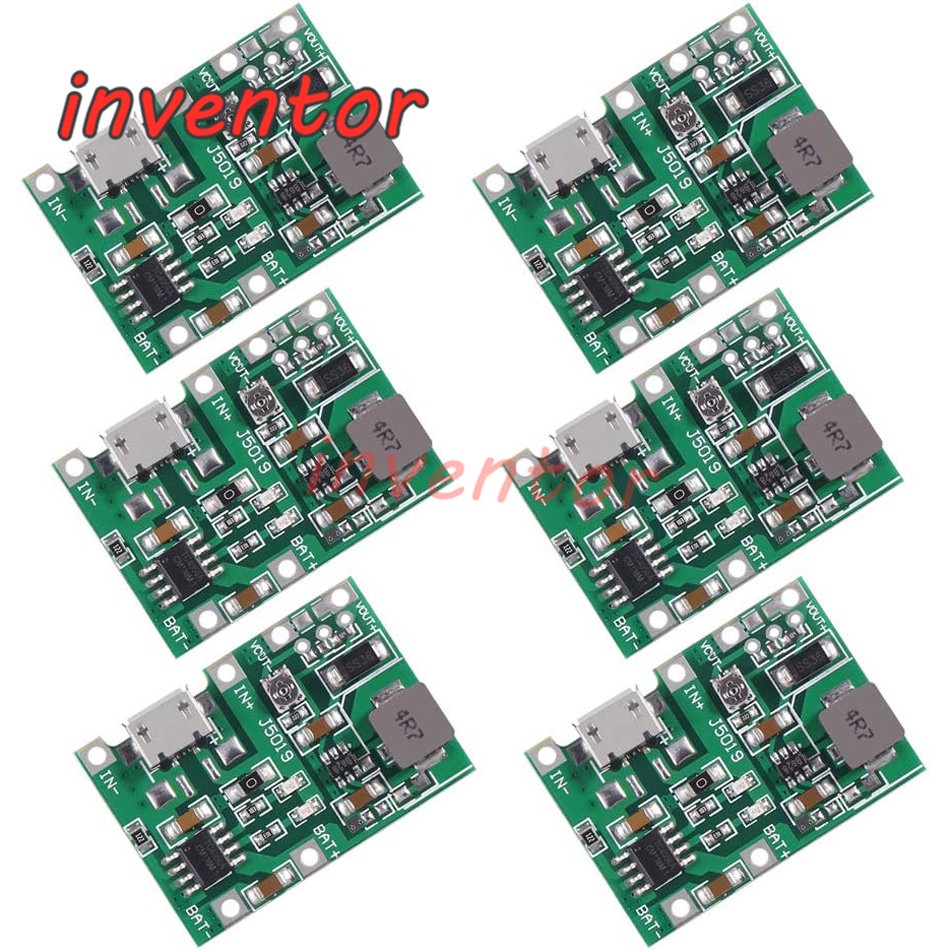 2A USB 18650 Lithium Li-ion Battery Charger Module Boost 3.7V to 5V 9V ...