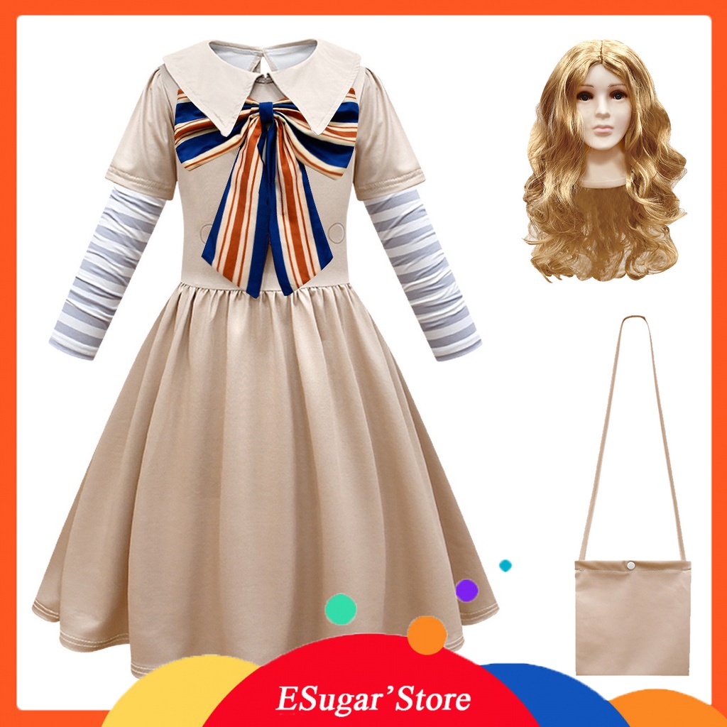 New Movies Character Megan Cosplay Costume for Girls Children England ...