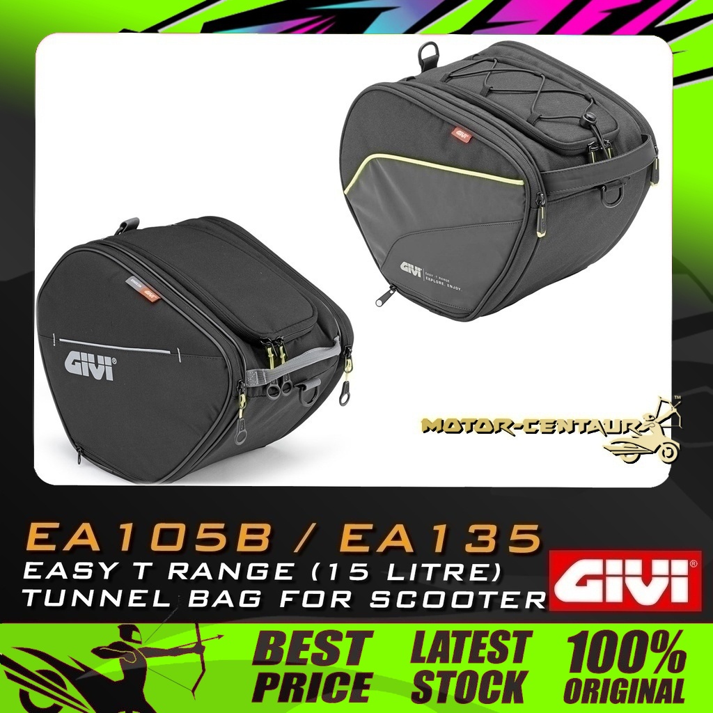 BEG SKUTER GIVI SCOOTER TUNNEL BAG EA105 EA105B / EA135 / EA135B 15 ...