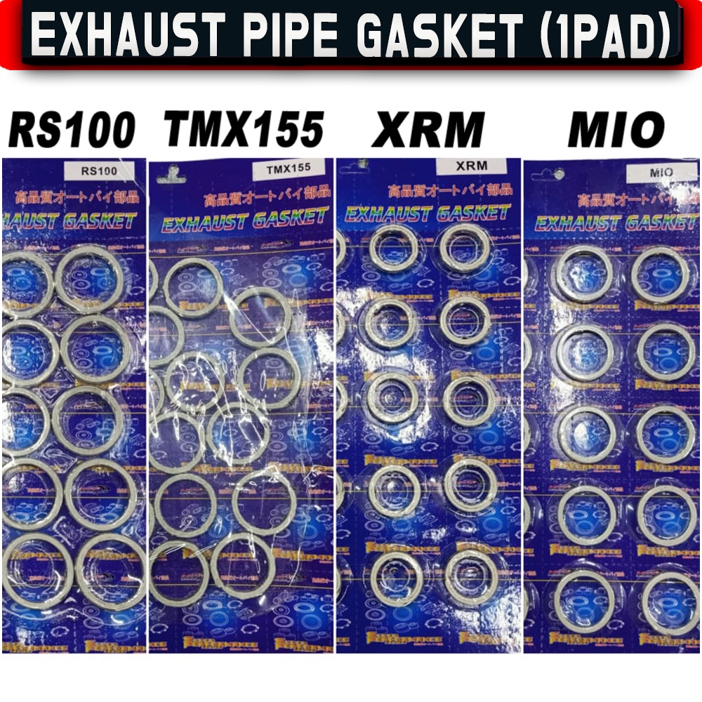 SKY (1Pad) Exhaust Pipe Gasket For XRM/MIO/TMX 155/RS 100 | Shopee ...