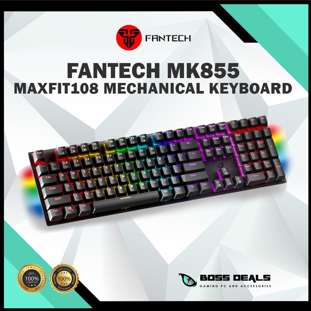 FANTECH MK855 MAXFIT 108 MECHNICAL KEYBOARD | Shopee Philippines
