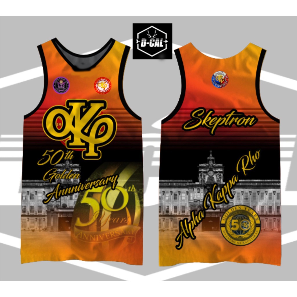 2023 AKP 50th Anniversary Full Sublimation, Full print, Unisex Sando ...