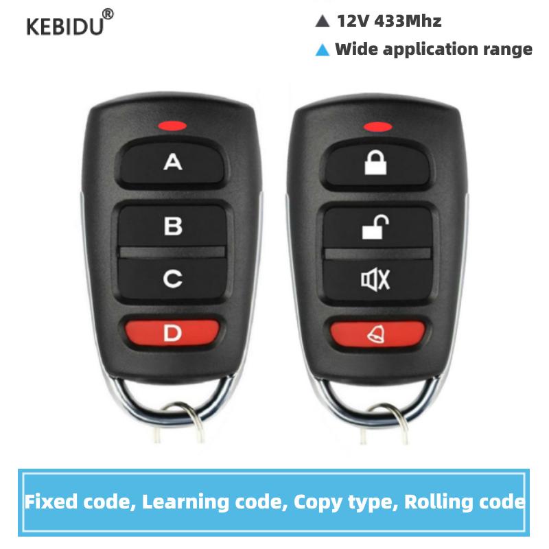 433Mhz Remote Control Multi-function Wireless RF Copyable Rolling Code Fixed Code Learning Code ...