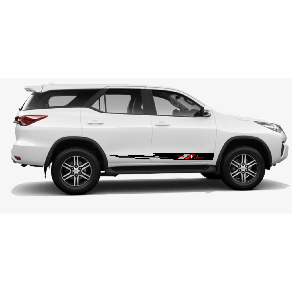 x2 Toyota Fortuner Body Decals / Fortuner Body Accessories / Machine ...