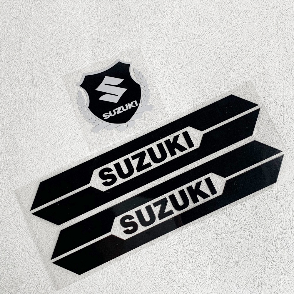 3PCS/SET Suzuki Motorcycle Badge Sticker Damping Decal Body Decoration ...