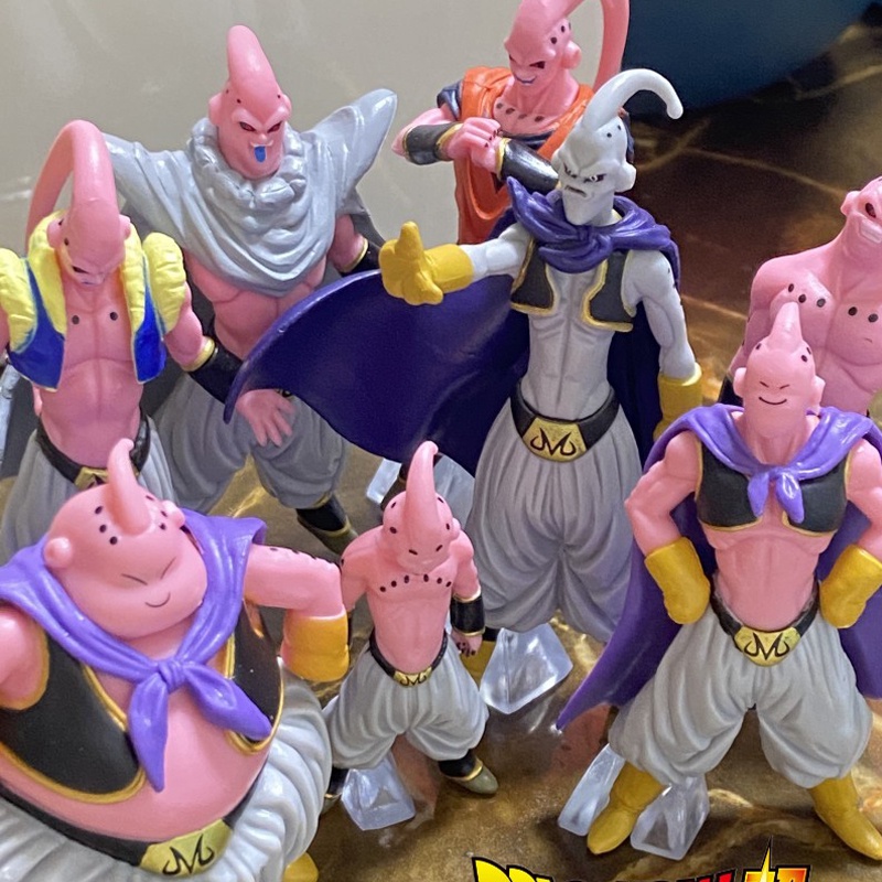 8PCS Manga Dragon Ball Z Anime Figures Majin Buu PVC Action Figurines ...